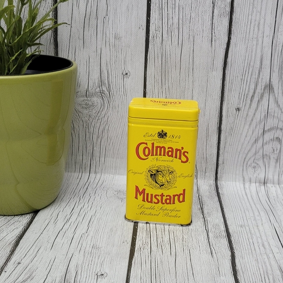 Colman's | Storage & Organization | Vintage 4 Oz Colmans Mustard Tins W ...